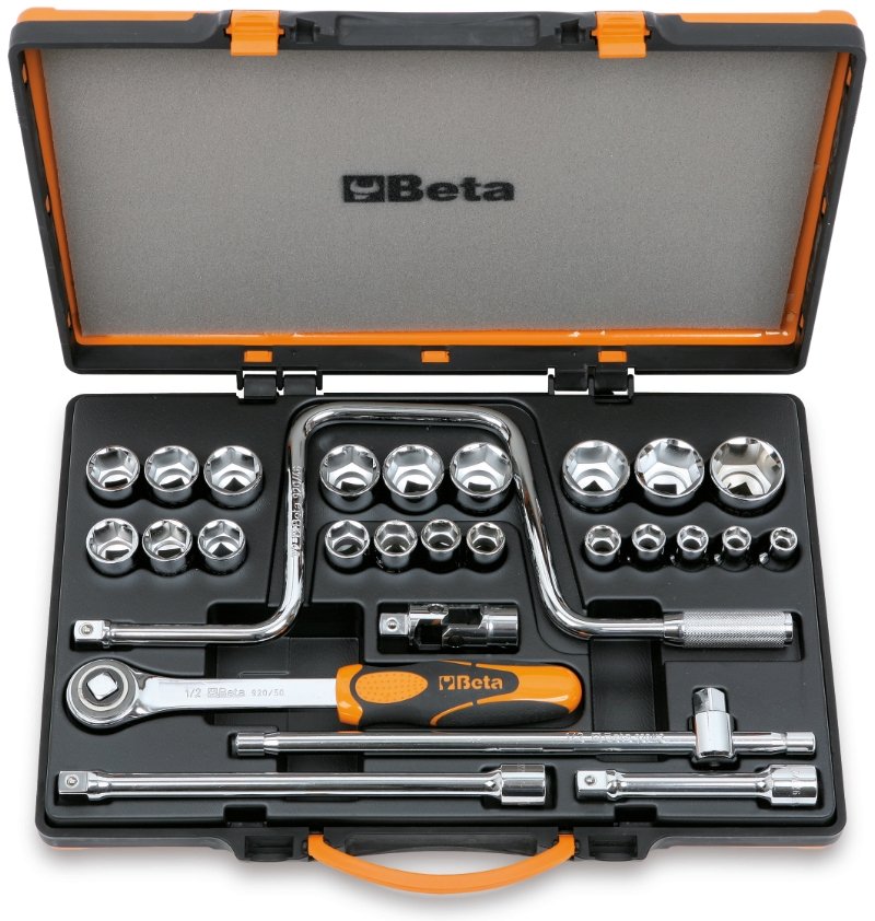 Beta 920A/C21 21 Piece 1/2″ Drive Hexagon (6 Point) Socket & Accessory ...