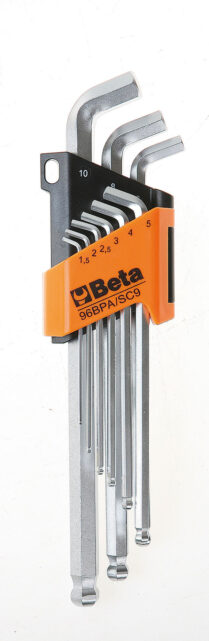 Beta 96BPA/SC9 9 Piece Metric Extra-Short Side 110° Offset Ball End ...