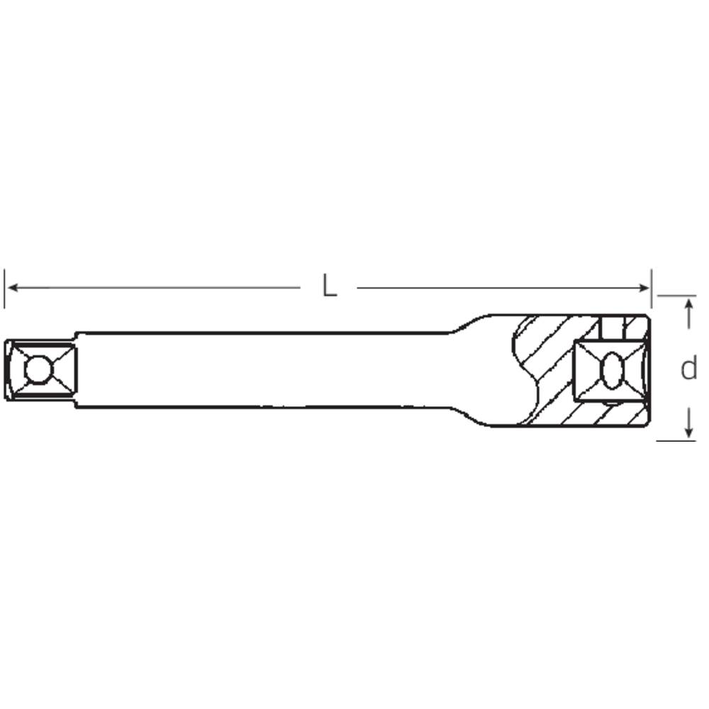 Stahlwille 405 1/4″ Drive Extension Bar 14″ (356mm) | PrimeTools