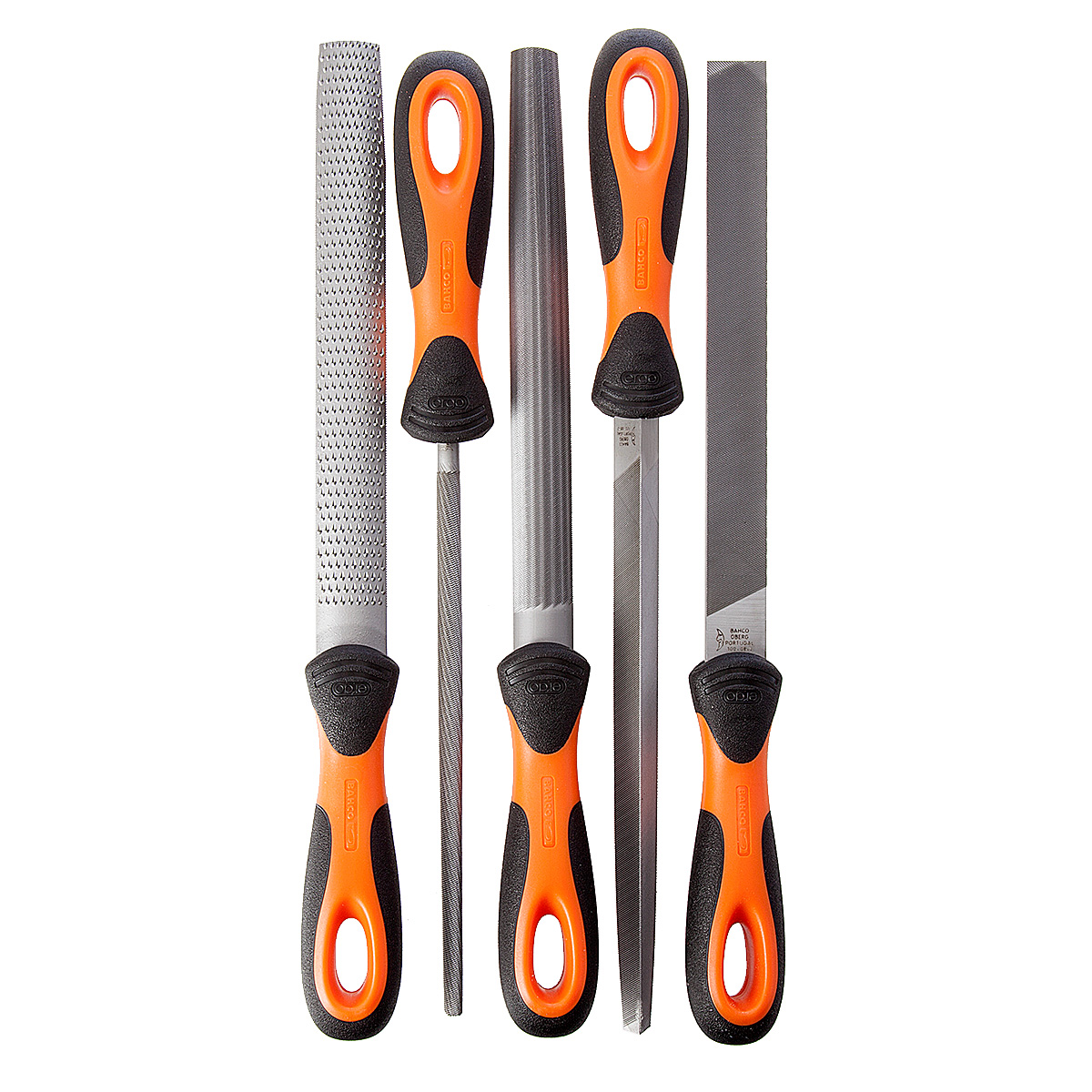 Bahco 1-477-08-2-2 ERGO 5 Piece Second Cut File Set 200mm | PrimeTools