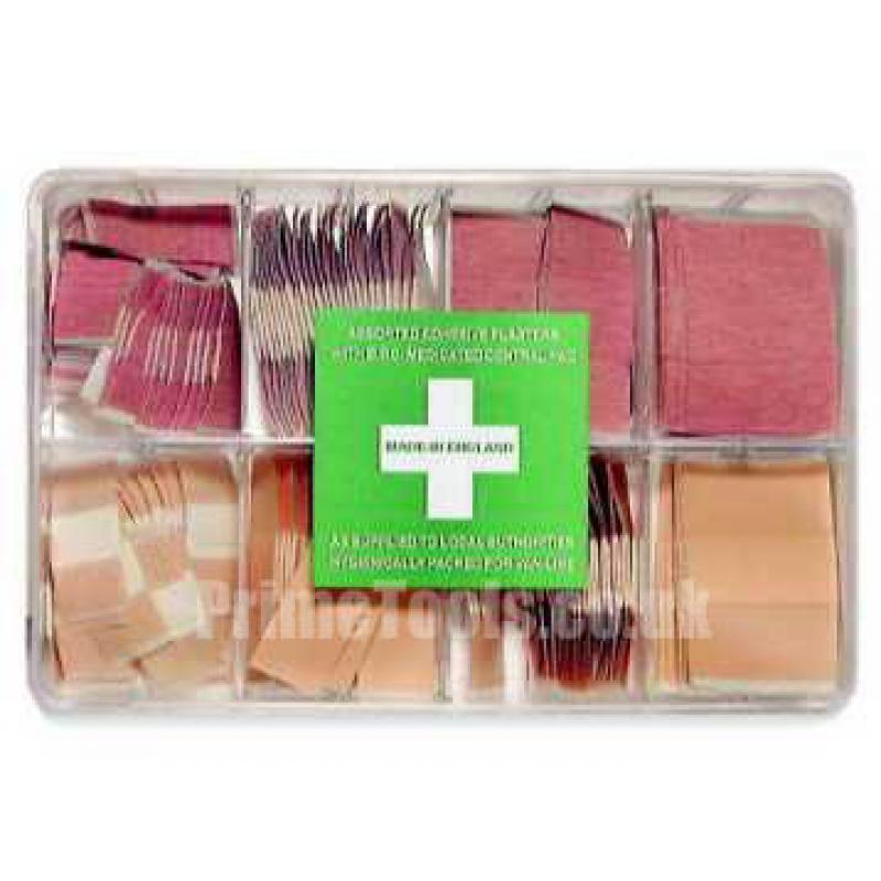 ASSORTED FABRIC FIRST AID PLASTERS (Ind. Wrapped) | PrimeTools