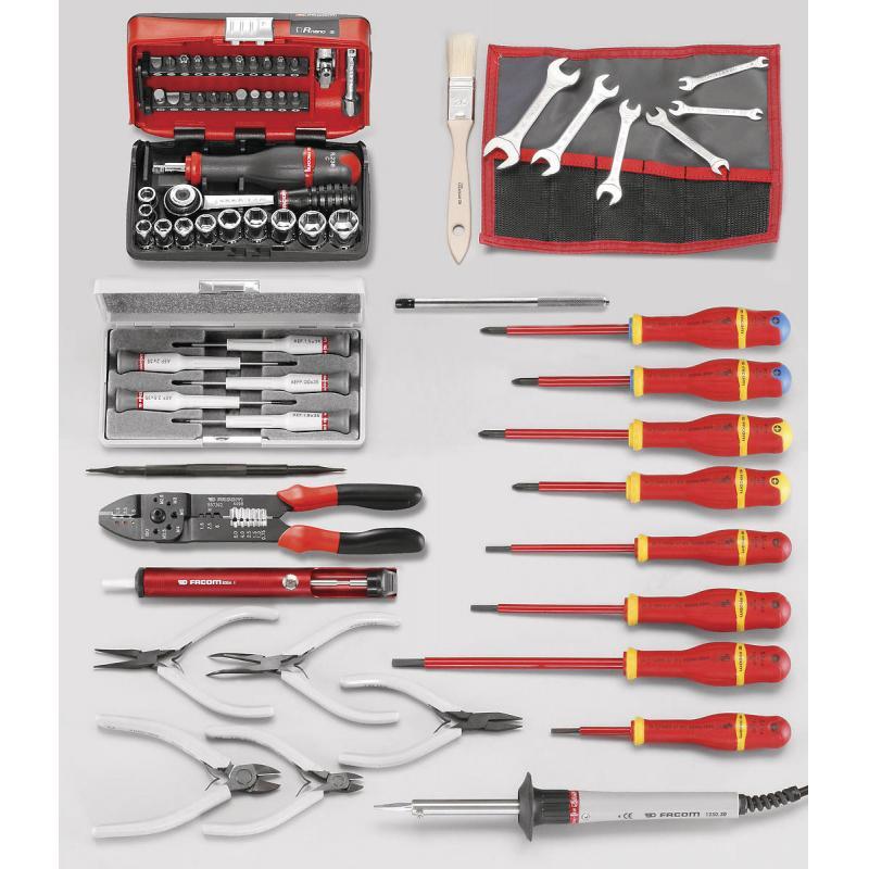 Facom CM.EL31 Electricians 69 Piece Metric Tool Set | PrimeTools