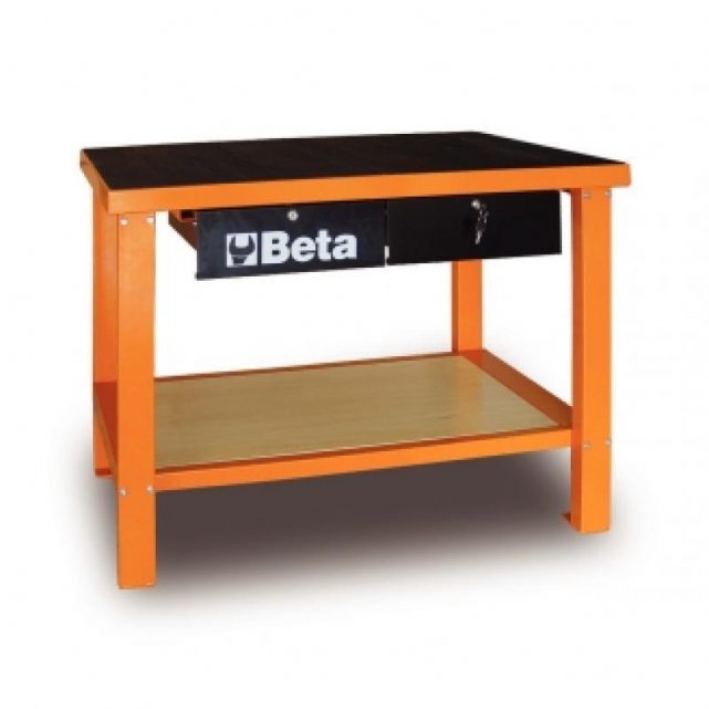 Beta C58M 1.25 Metre Metal Top Workbench - Orange - PrimeTools