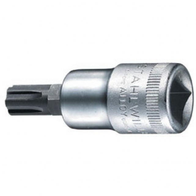 Stahlwille 54CV 1/2" Drive Ribe Screwdriver Bit Socket M10 - PrimeTools