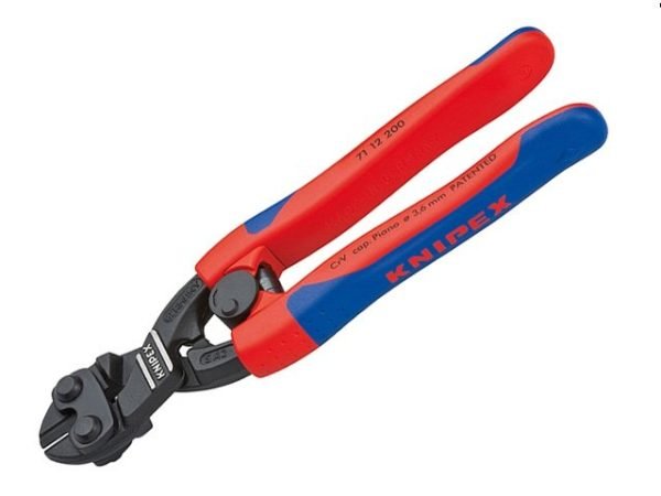 Knipex 71 12 200 CoBolt® Bolt Cutter Multi-Component Grip with Return ...