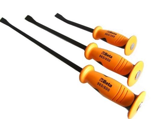 Beta 965/S3 3 Piece Strike-Through Pry Bar Set – Flat Curved Ends 300 ...