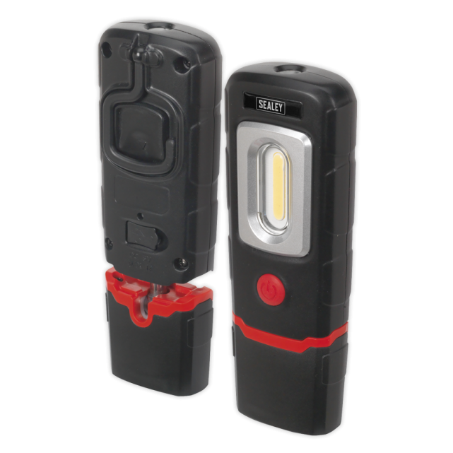 Sealey LED3601 Rechargeable 360° Inspection Lamp 3W COB+1W LED Torch ...
