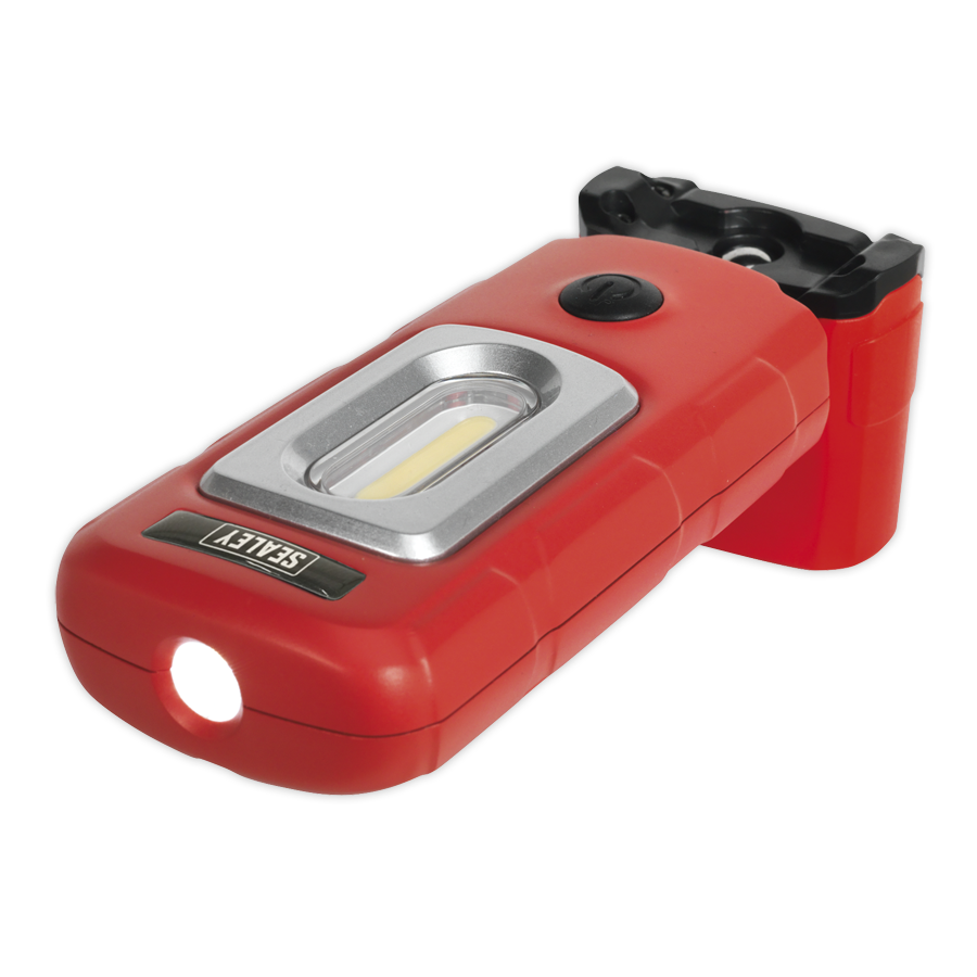 Sealey LED3601R Rechargeable 360° Inspection Lamp 3W COB+1W LED Torch ...