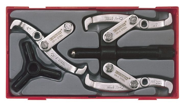 Teng TT804 2 in 1 Puller Set - 2/3 Legged Pullers - PrimeTools