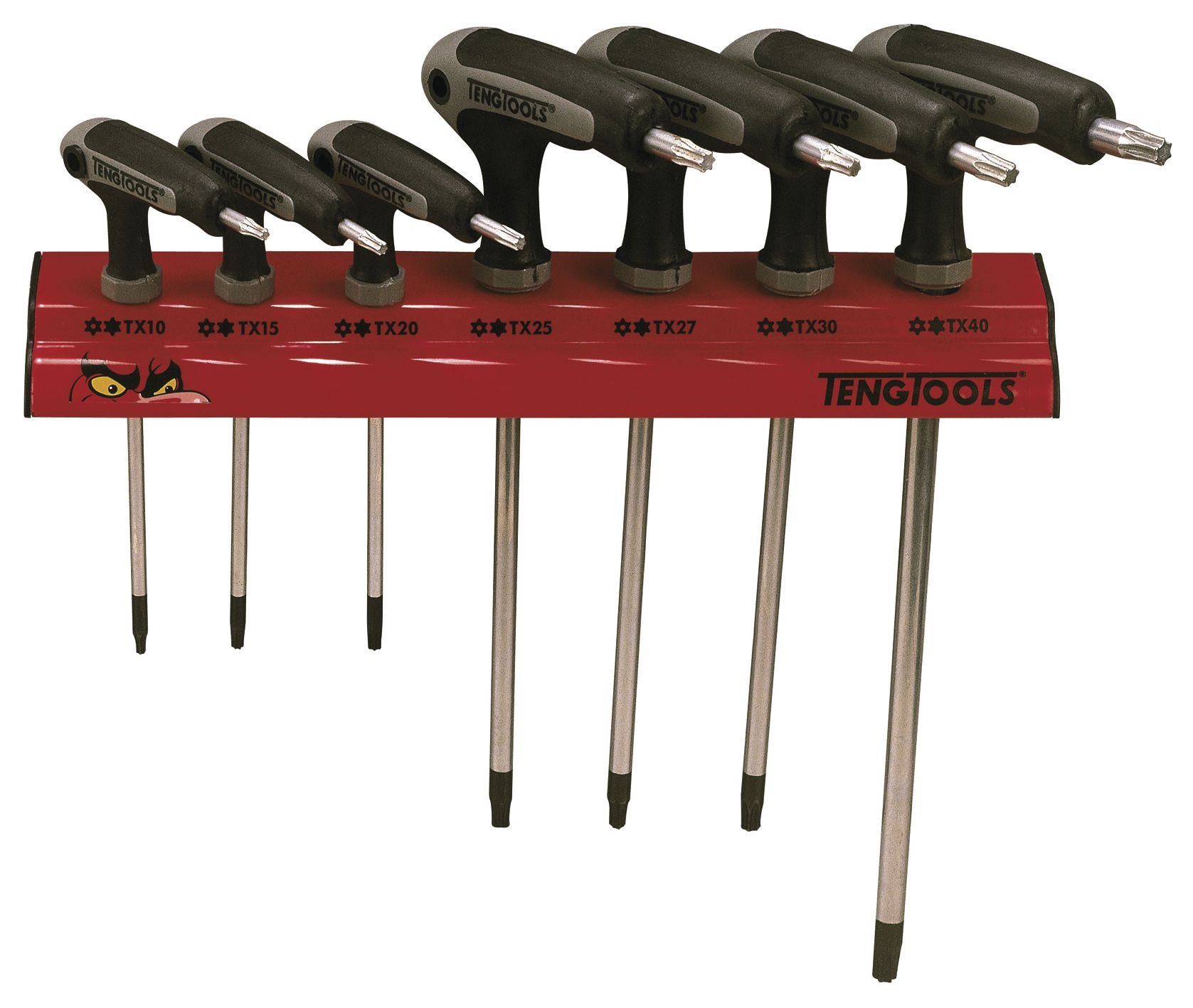 Teng WRTX07 7 Piece T-Handle Tamperproof Torx Key Set | PrimeTools