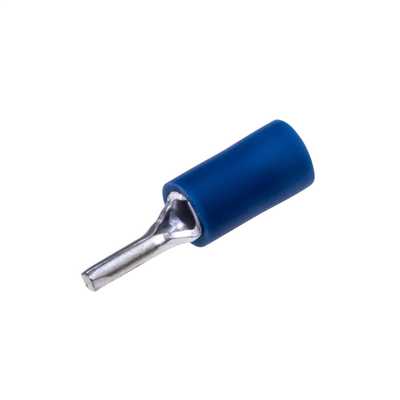 ELECTRICAL TERMINALS (CRIMPS) PIN TERMINALS – BLUE (Qty.100) | PrimeTools