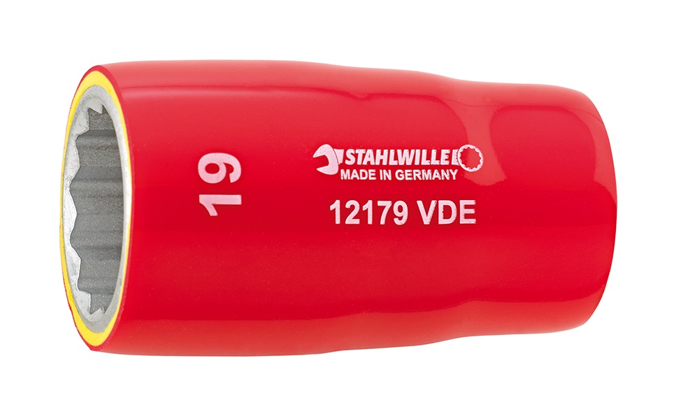 Stahlwille 12179 VDE 1/2″ Drive 1000V Insulated Metric Bi-Hexagon (12 ...