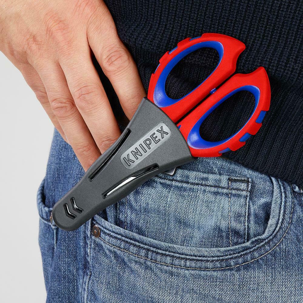 Knipex 95 05 10 SB Electricians Scissors Wire Cable Cutters / Shears ...