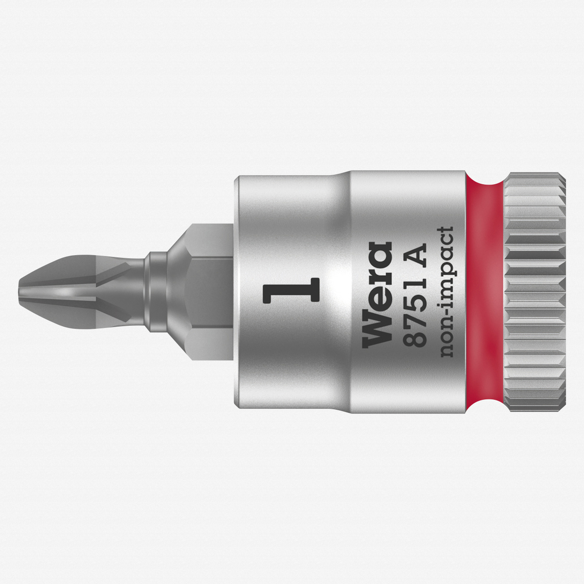 Wera 8751 A Zyklop 003350 1/4″ Drive Phillips Bit Socket – PH1 | PrimeTools