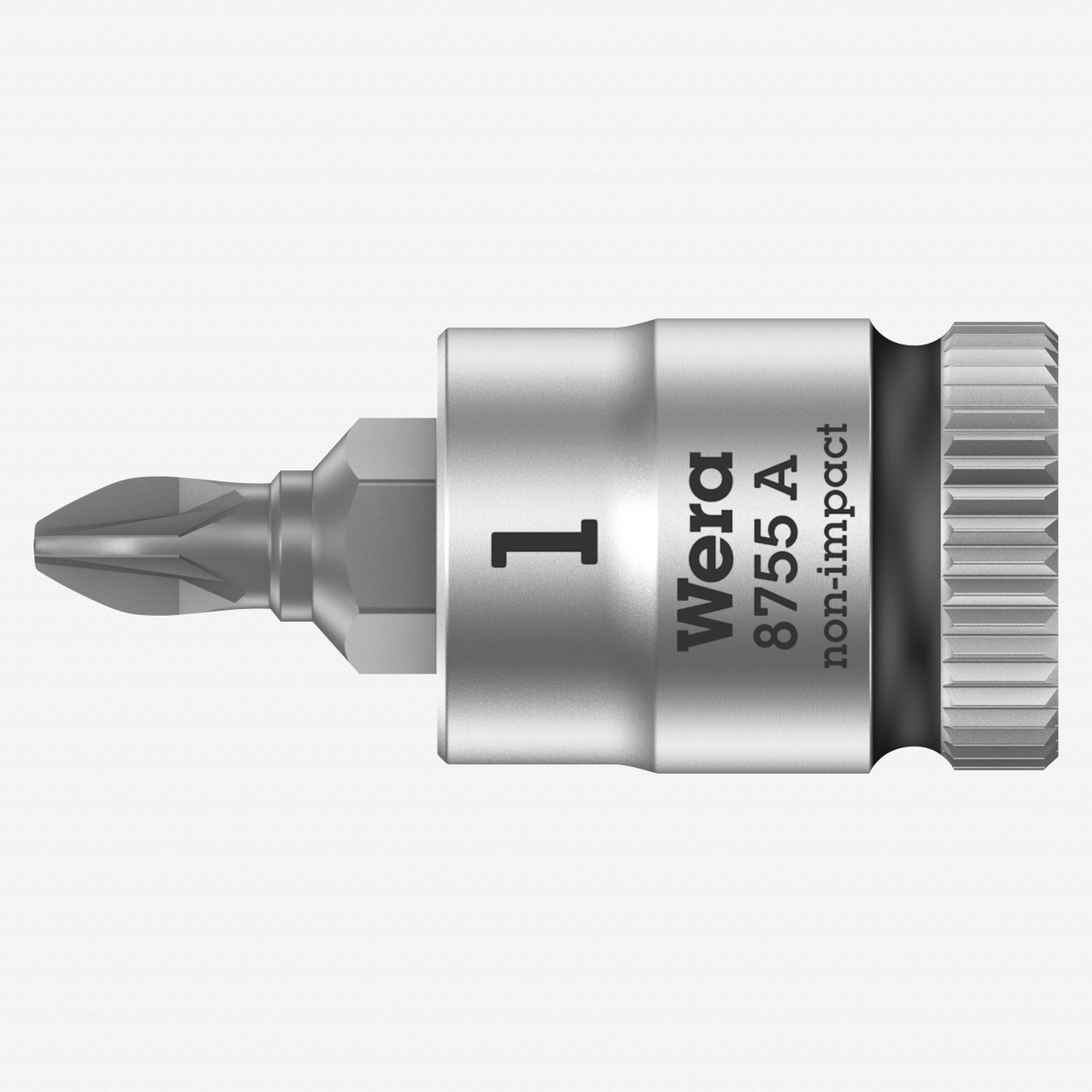 Wera 8755 A Zyklop 003353 1/4″ Drive Pozi Bit Socket – PZ1 | PrimeTools