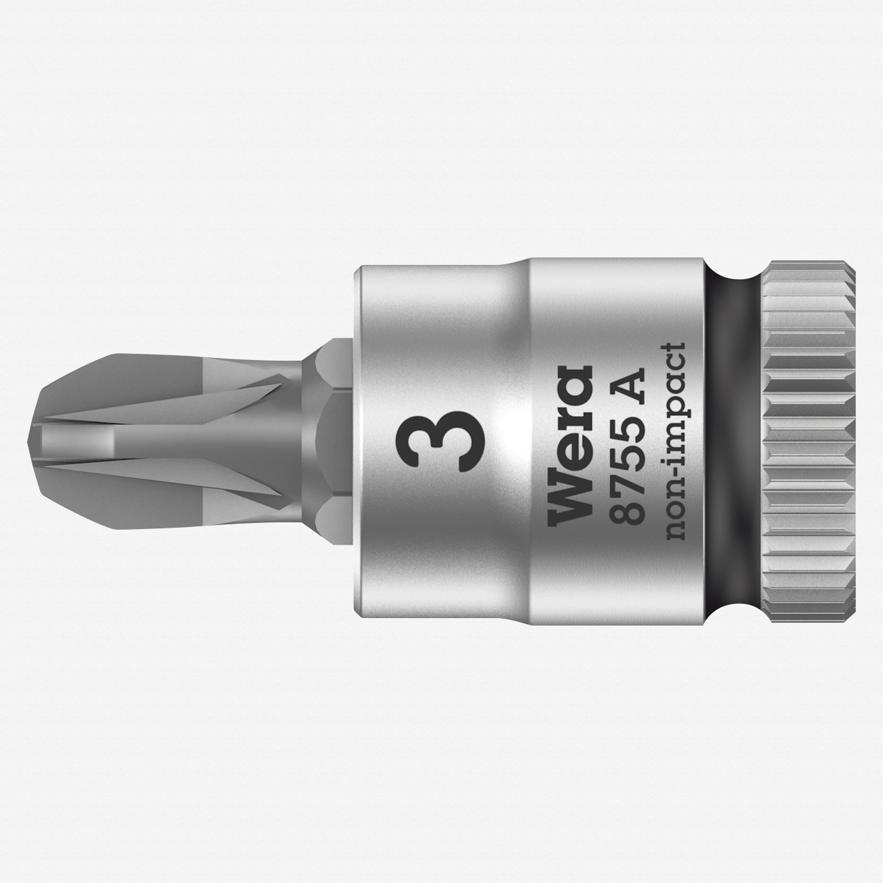 Wera 8755 A Zyklop 003355 1/4″ Drive Pozi Bit Socket – PZ3 | PrimeTools