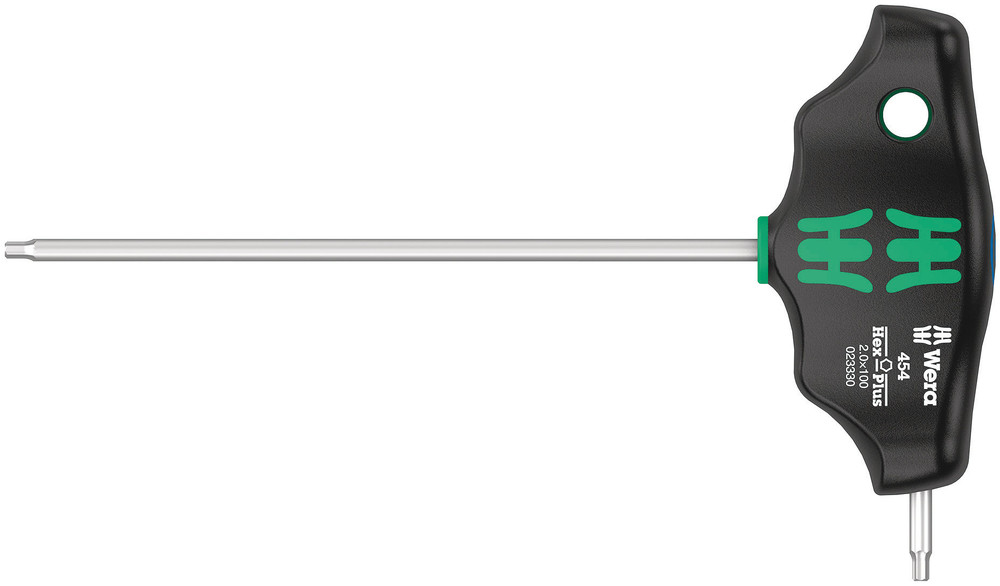 Wera 023330 454 T-Handle Hexagon Hex-Plus Key Driver – 2mm | PrimeTools