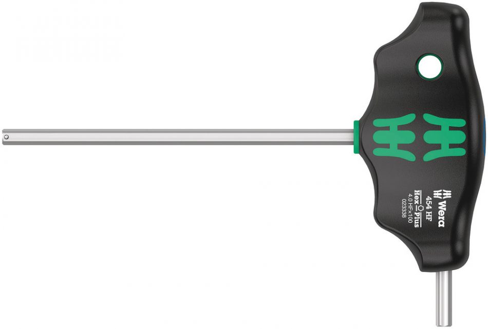 Wera 023338 454 HF T-Handle Hexagon Hex-Plus Key Driver With Holding ...