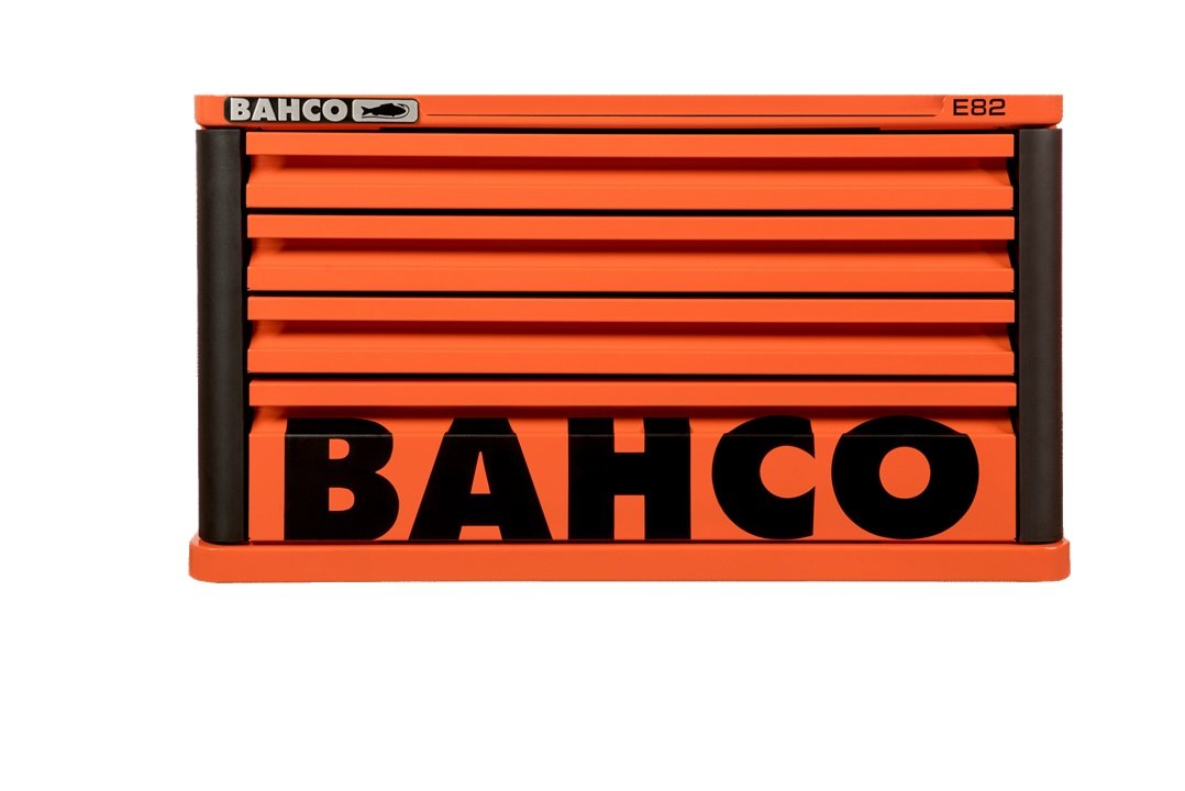 Bahco 1482K4 E82 4 Drawer Top Chest Tool Box for E72 Roll Cabs – Orange ...