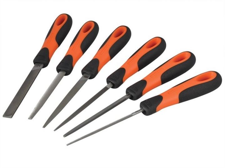 Bahco 1-476-04-3-2 ERGO 6 Piece 4" Key Mini File Set - PrimeTools