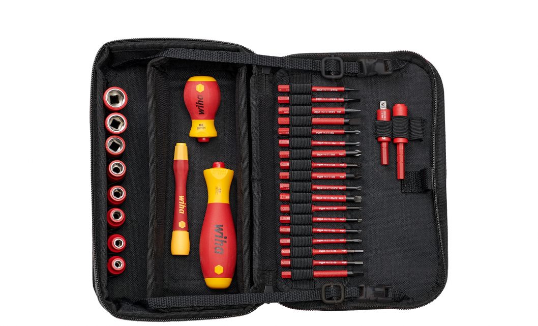 Wiha 43465 31 Piece slimVario® VDE Interchangeable Screwdriver/Socket ...
