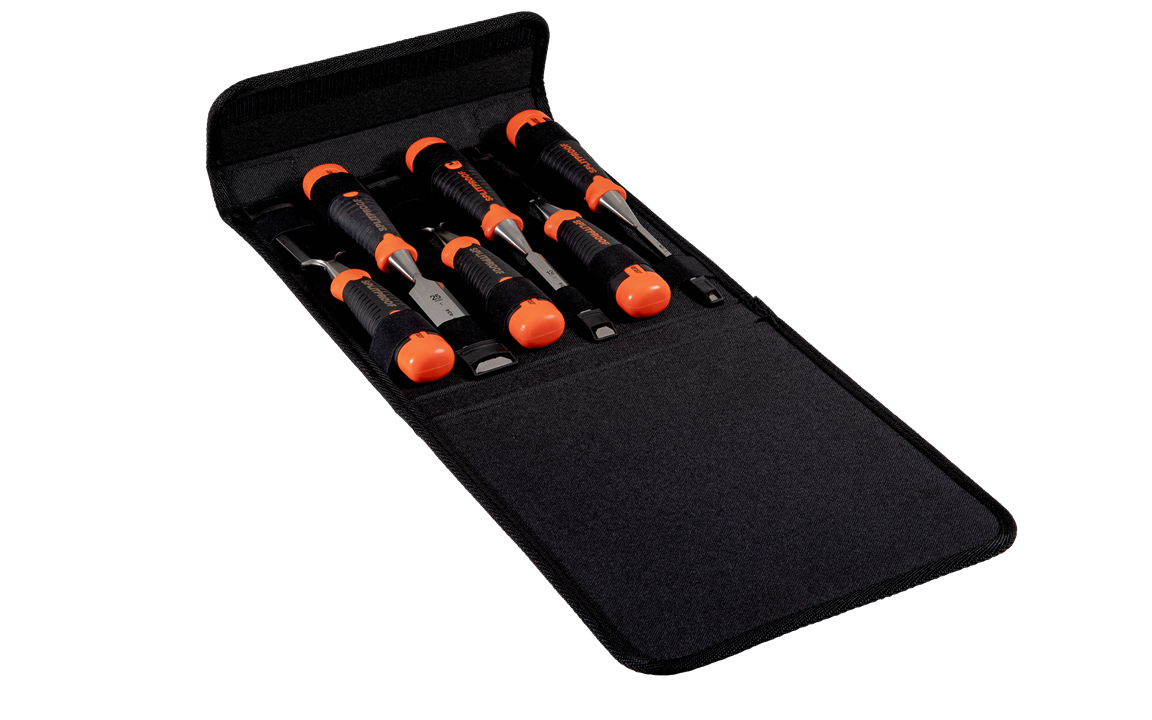 Bahco 434-S6-PP 6 Piece ERGO™ Splitproof Chisel Set In Wallet | PrimeTools