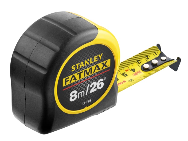 Stanley FatMax 0-33-726 Blade Armor, 8m/26ft Tape Measure Metric ...