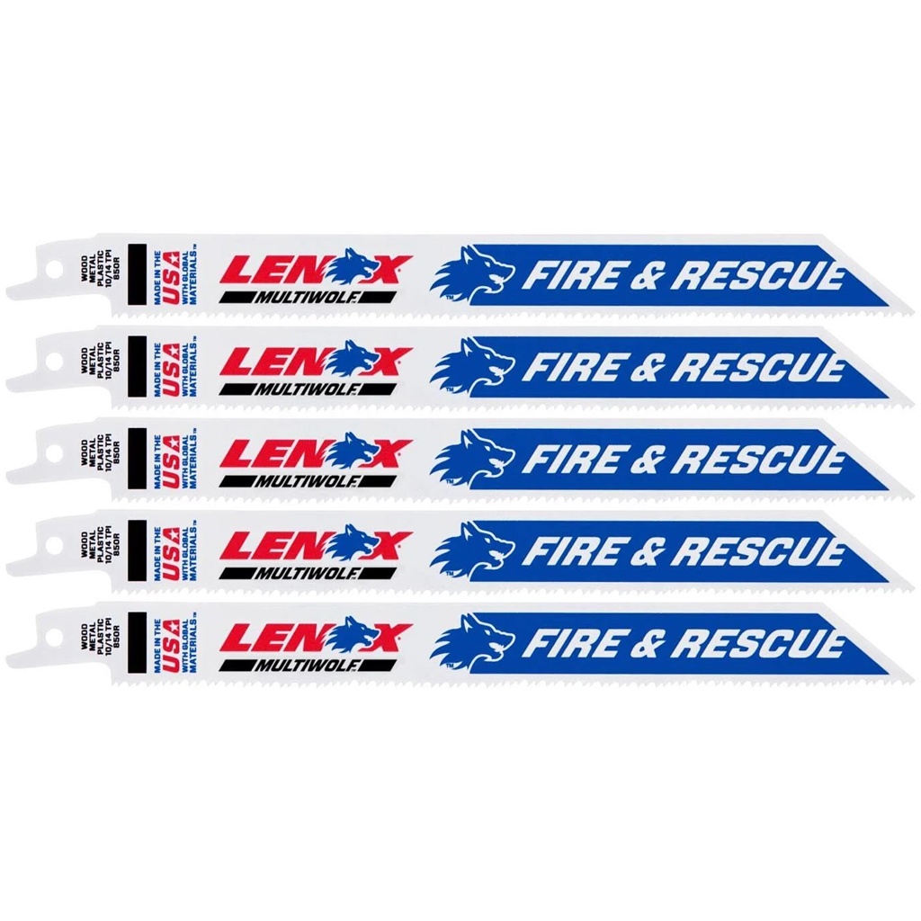 Lenox (USA) 20577850R Fire & Rescue Reciprocating Saw Blades 8″ 10 ...