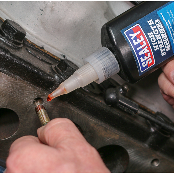 Sealey SCS271S Stud Lock – High Strength Grade (Red Liquid) 50ml ...