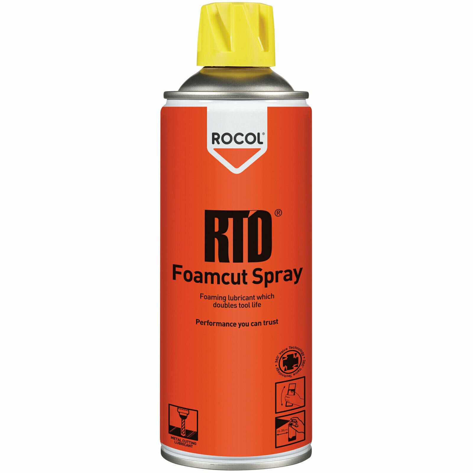 ROCOL 53041 RTD Foamcut Metal Cutting Foam Spray Lubricant 300ml ...