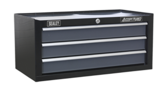 Sealey AP3503TB Mid-Box 3 Drawer with Ball Bearing Slides – Black/Grey ...