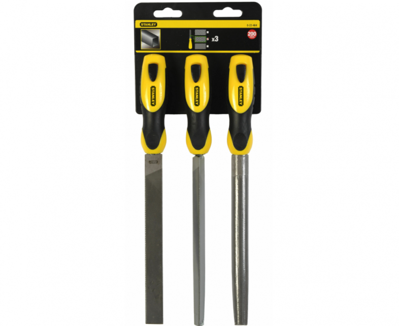 Stanley 0-22-464 3 Piece File Set 8" / 200mm - PrimeTools