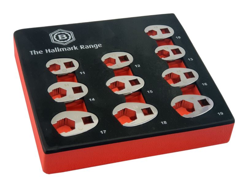 Britool Hallmark MFCFWSET10 3/8″ Drive Crow Foot Spanner Set 10-19mm ...