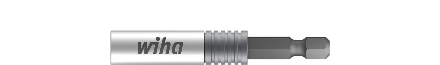 Wiha 39134 1/4″ CentroFix Super Slim Mechanically Lockable Bit Holder ...