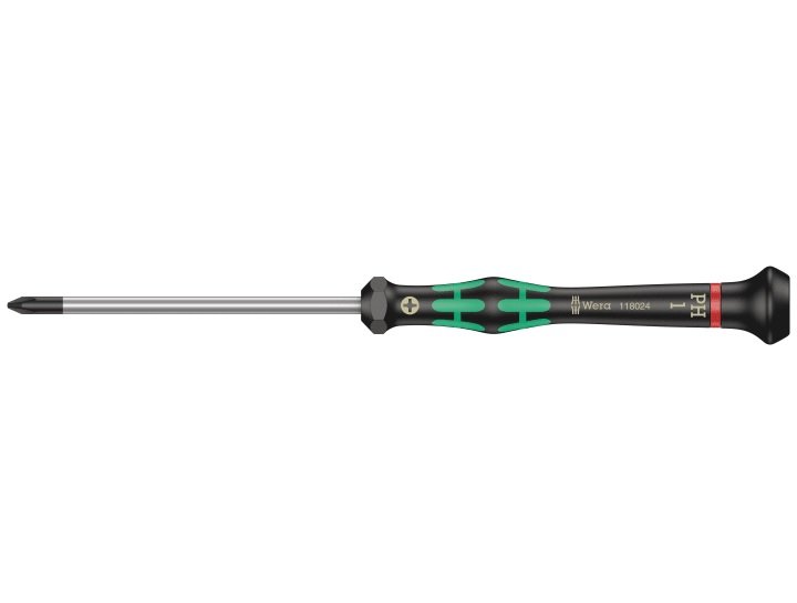 Wera 118024 Kraftform 2050 Micro Phillips Screwdriver PH1 | PrimeTools