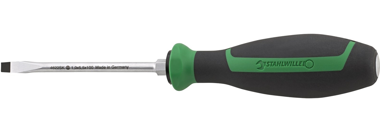Stahlwille 4622SK DRALL+ Size 4 Slotted Screwdriver with Impact Cap ...