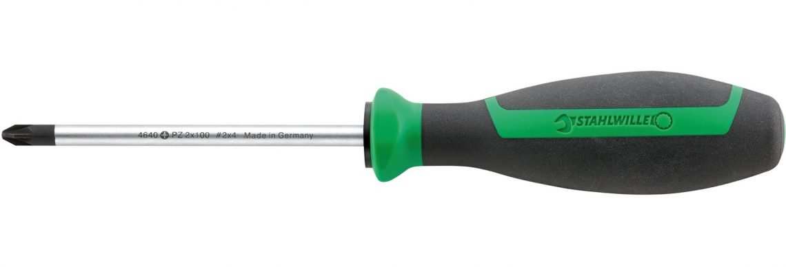 Stahlwille 4640 DRALL+ Pozi Screwdriver PZ2 x 100mm - PrimeTools