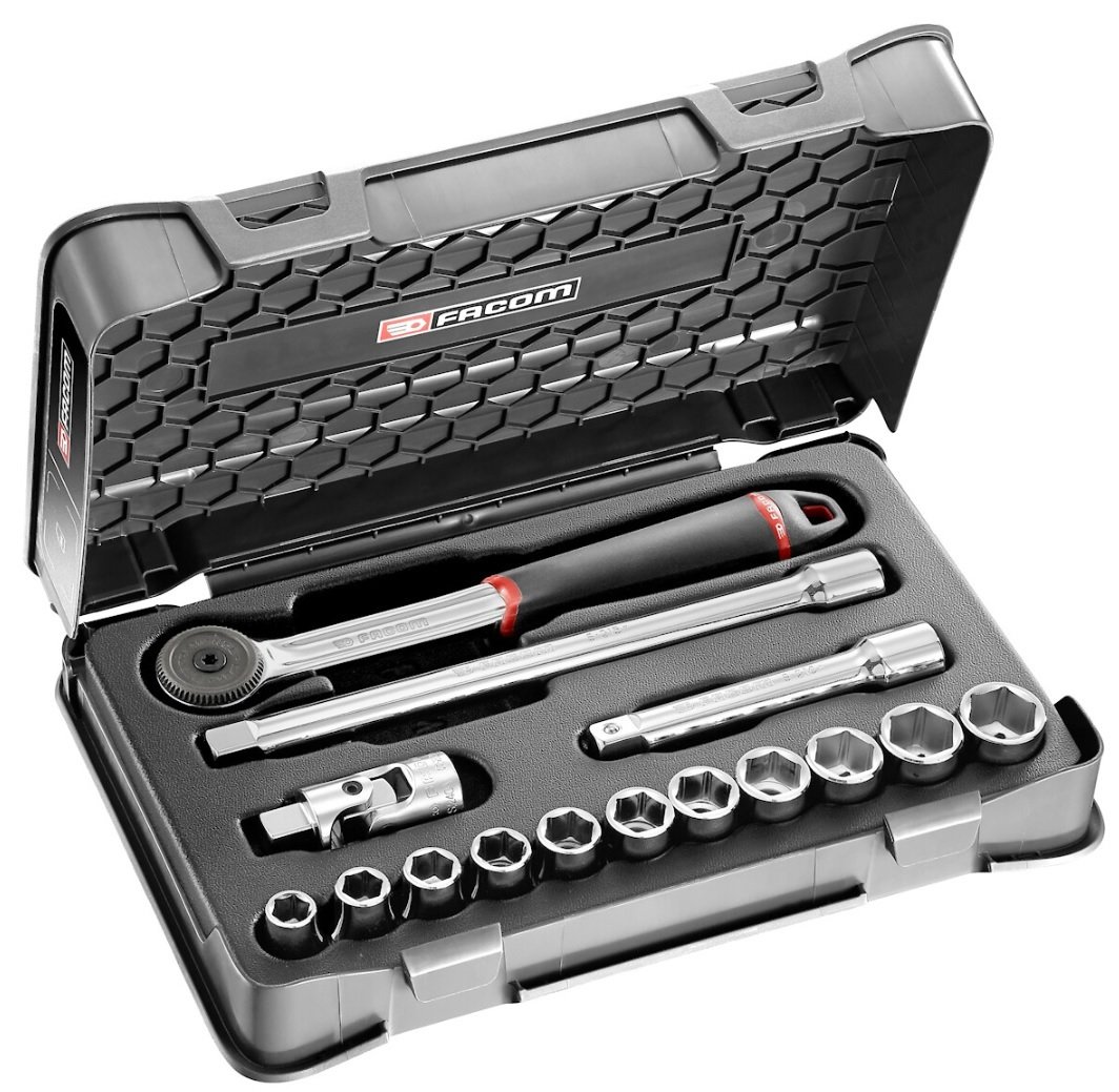 Facom S.161-2P6U 22 Piece 1/2″ Drive Imperial Hexagon (6 Point) Socket ...
