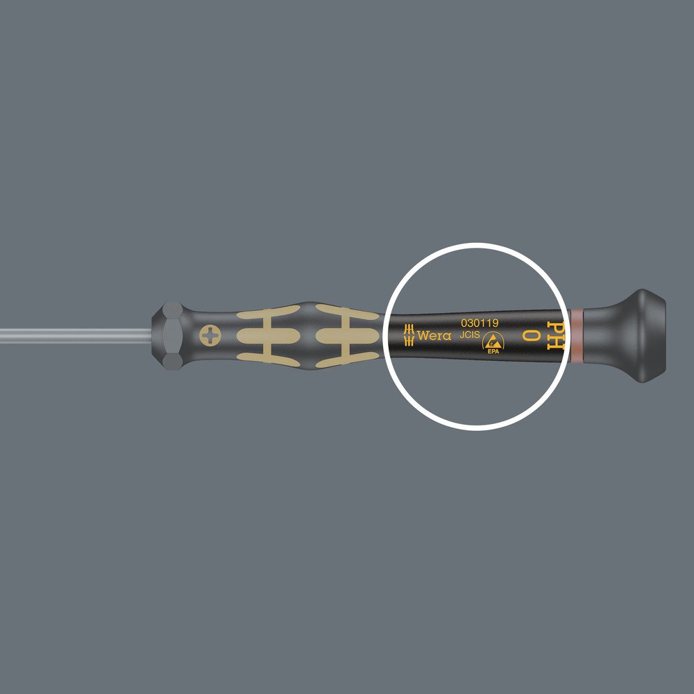 Wera 030084 1572 ESD Kraftform Micro Microstix Screwdriver 1 x 40mm ...