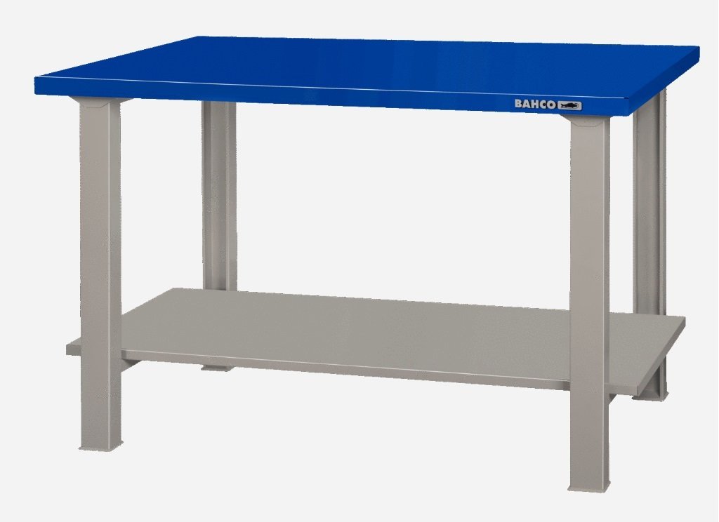 Bahco 1495WB15TSBLBT Heavy Duty Steel Top Workbench Blue 1500mm Long ...