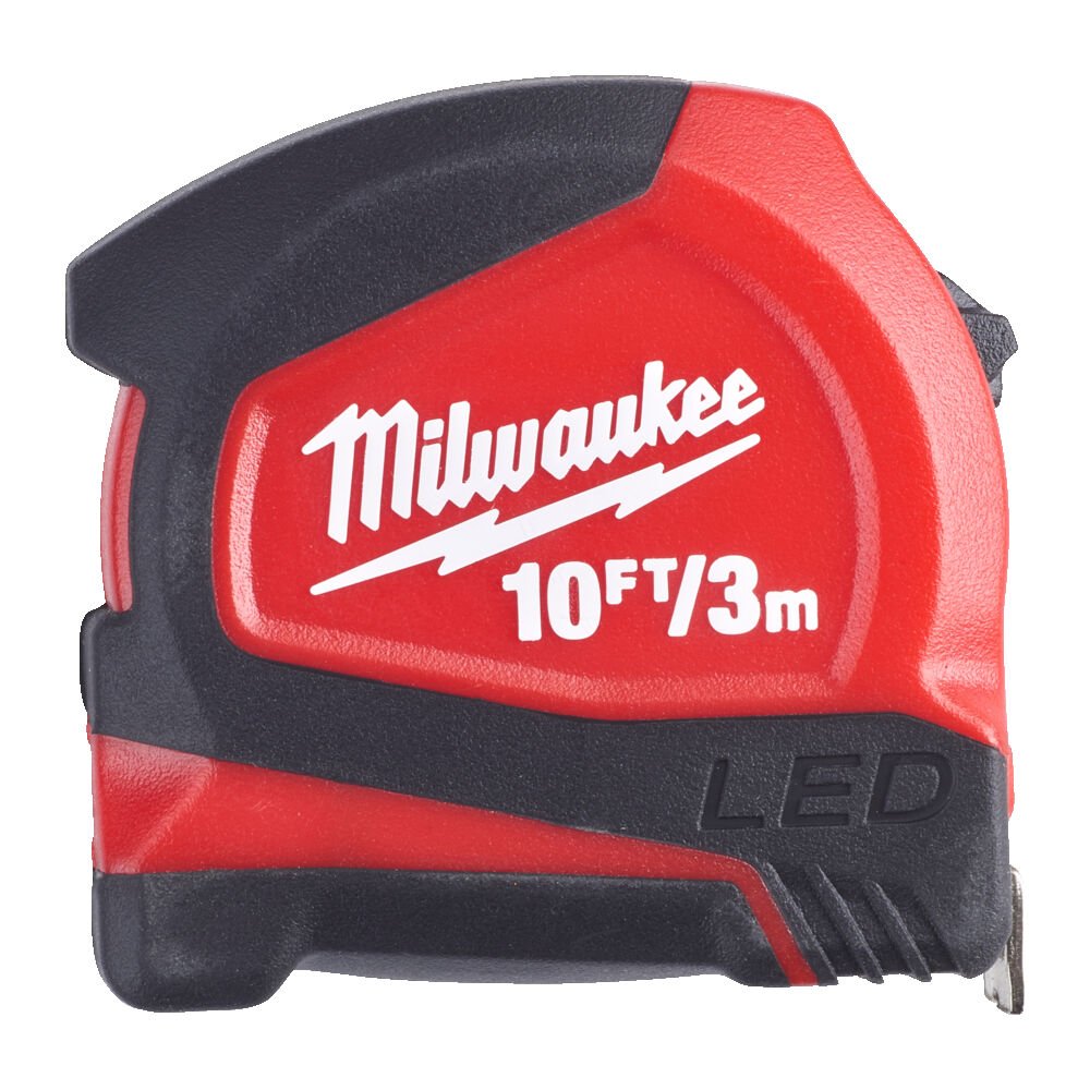 Milwaukee 48226602 Tape Measure with LED 3M / 10ft | PrimeTools
