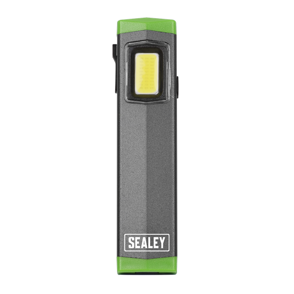 Sealey LED500SB Micro / Mini 3W COB-LED Aluminium Rechargeable Pocket ...