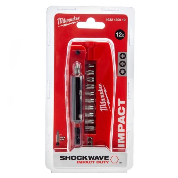 Milwaukee 4932430910 12 Piece Shockwave Impact Duty Drive Guide ...