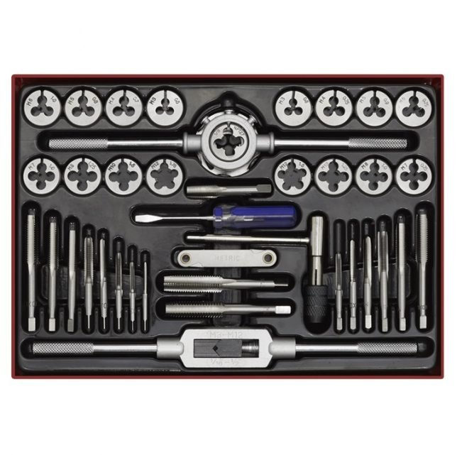 Sealey AK3040 40 Piece Metric Tap and Die Set - PrimeTools