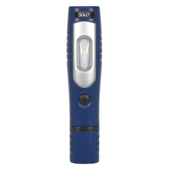 Sealey LED3602B Rechargeable 360° Inspection Lamp 7 SMD+3W LED Lithium ...