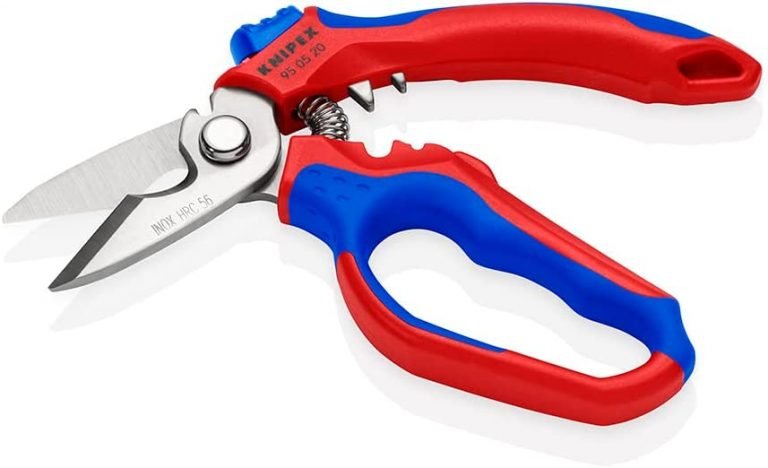 Knipex 95 05 20 SB Angled Electricians Scissors / Shears 160mm | PrimeTools