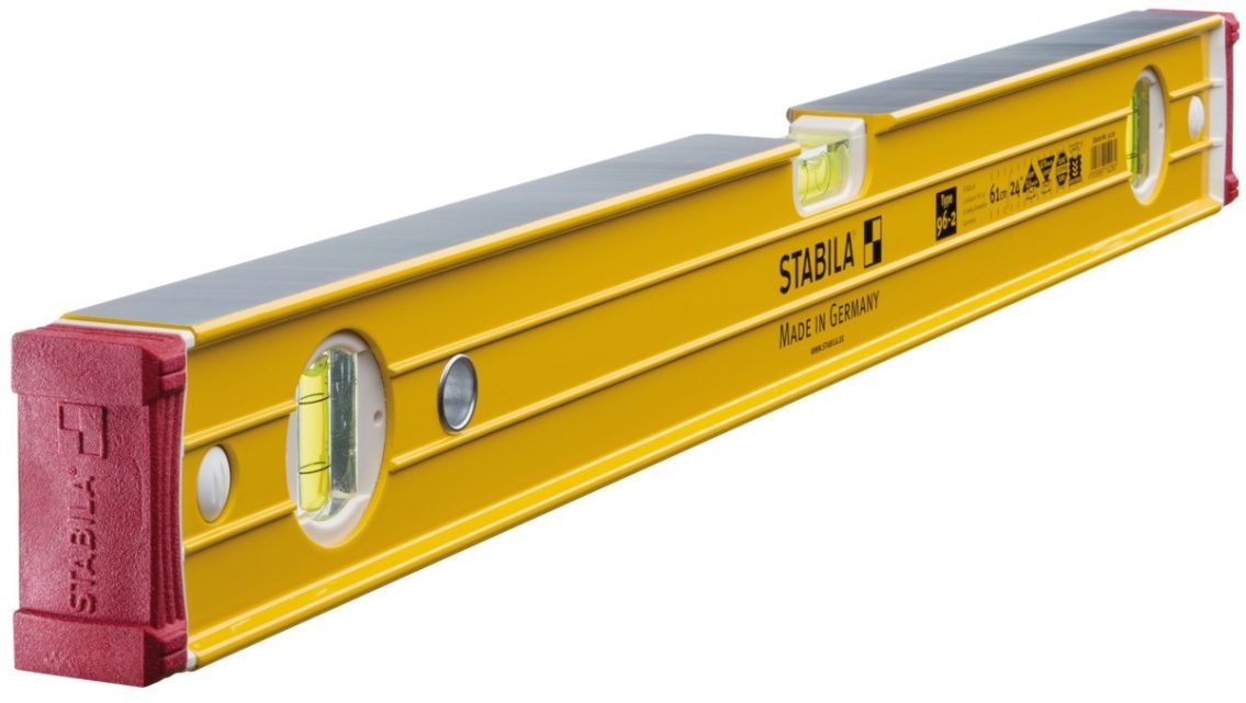 Stabila 96-2 Box Beam Section Spirit Level 3 Vial - 60cm / 24" - PrimeTools