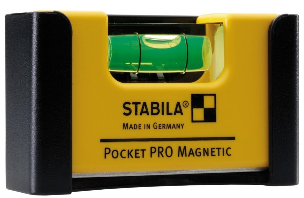 Stabila Pocket PRO Magnetic Rare Earth Mini Spirit Level With Belt ...