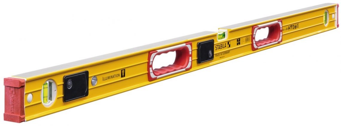 Stabila 196-2 LED Illuminated Spirit Level 3 Vial 120cm / 48" / 4ft ...