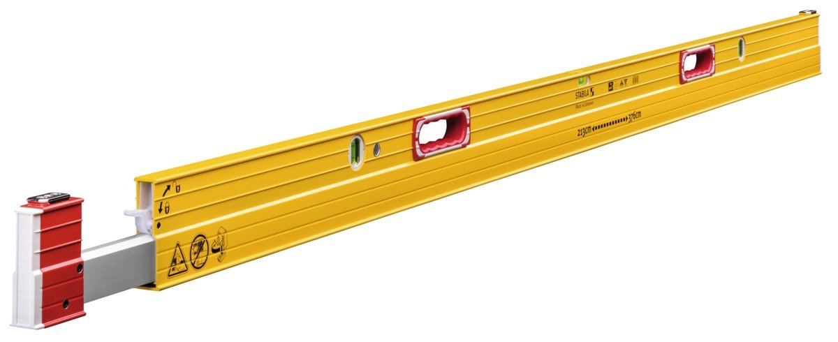 Stabila Type 106 T Telescopic Extendable Spirit Level 3 Vial 215-376cm ...